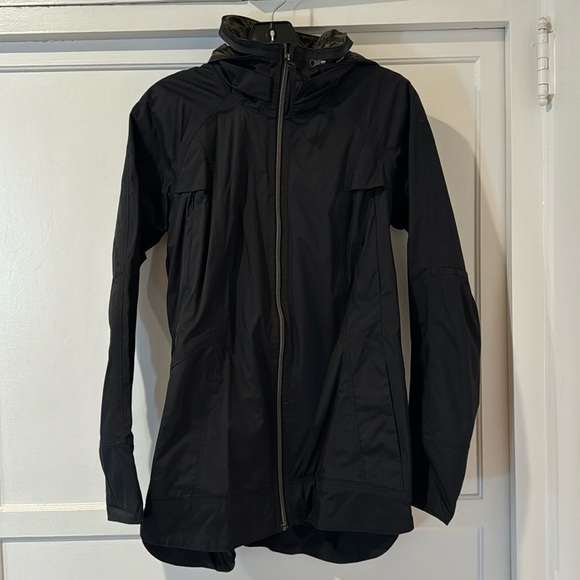 lululemon athletica | Jackets & Coats | Lululemon Fo Drizzle Black Rain ...